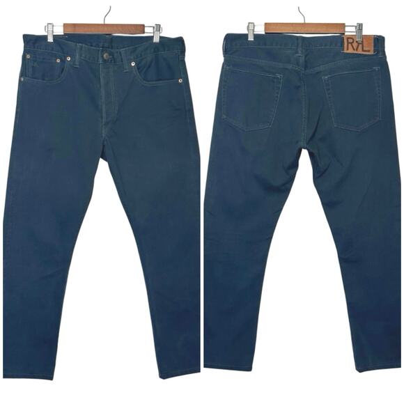 RRL Ralph Lauren | Pants | Double Rrl Ralph Lauren Men Navy Blue Bedford Cord Sanforized Pants ...